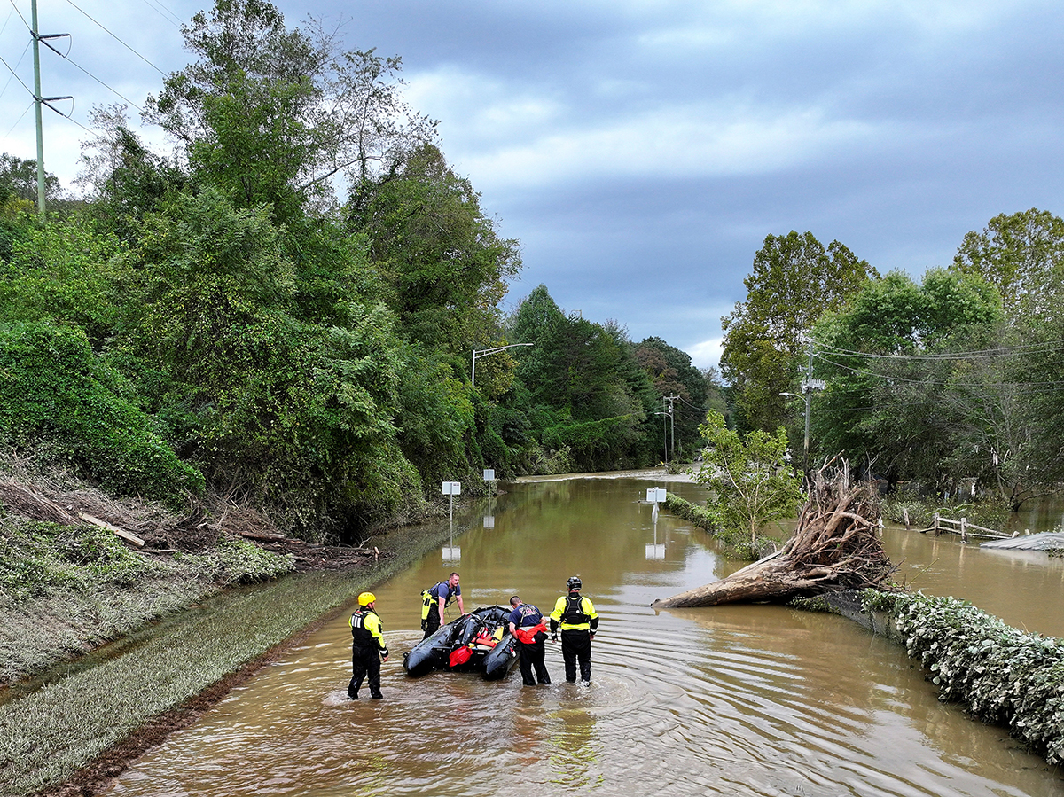 Flooding caused by Hurricane Helene devastates western North Carolina ...