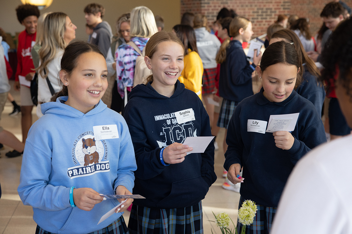 Middle schoolers from Catholic schools explore what it means to have a ...